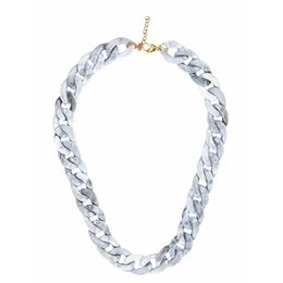 Gemshine Kette 'Greystone Links' Damen Gr&ouml;&szlig;e One Size gold / grau