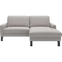 Ecksofa Home Affaire, B:194cm H:86cm T:164cmlight, grau, 100% Polyester, Wohnzimmer, Sofas, "Lecce, L-Form, Federkernpolsterung, Breite 194 cm",