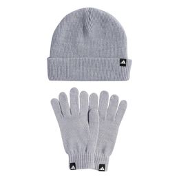 adidas Performance Athletic Hat 'Glove + Beanie' male Grey size M/L