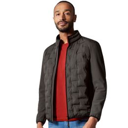 Casamoda Herren Langjacke "Casamoda Materialmixjacke uni", gr&uuml;n, Gr. L, 100% Polyester, Jacken
