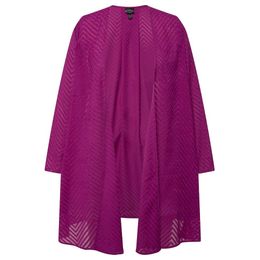 Ulla Popken Knit Cardigan female Purple size 58-60