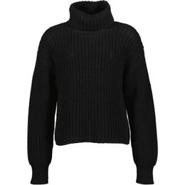Blue Seven Jungen Strickpullover "Blue Seven Rollkragenpullover", schwarz, Gr. 176, 100% Baumwolle, Pullover