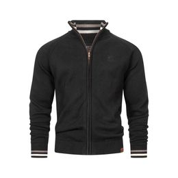 INDICODE JEANS Strickjacke 'Arutemia' Herren Gr&ouml;&szlig;e XL schwarz