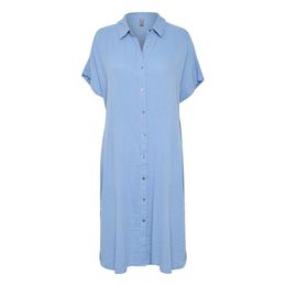 Culture Shirt Dress female Blue size M