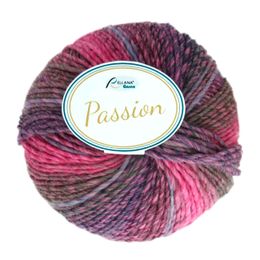 Passion von Rellana Garne, Fuchsie, aus Schurwolle
