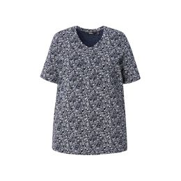 Ulla Popken Shirt female Blue size 62-64