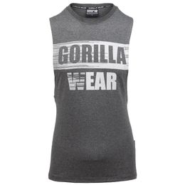 Gorilla Wear Tank Top 'Lopez' Herren Gr&ouml;&szlig;e 4XL dunkelgrau / wei&szlig;