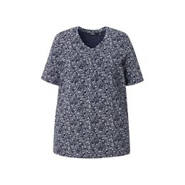 Ulla Popken Shirt female Blue size 62-64