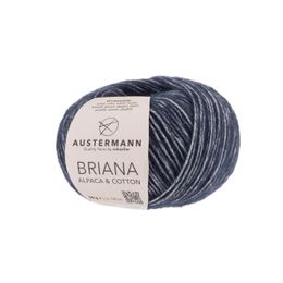 Briana Alpaca & Cotton von Austermann , Navy, aus Alpaka