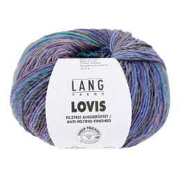 Lovis von Lang Yarns, Viola/Atlantik, aus Schurwolle