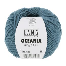Oceania von Lang Yarns, Petrol, aus Baumwolle