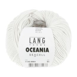 Oceania von Lang Yarns, Wei&szlig;, aus Baumwolle