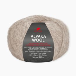 Alpaka Wool von Pro Lana, Beige meliert, aus Wolle