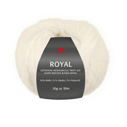 Royal von Pro Lana, Rohwei&szlig;, aus Schurwolle