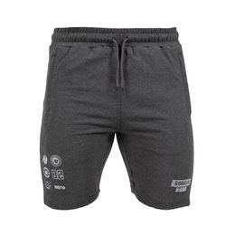 Gorilla Wear Shorts 'Lopez' Herren Gr&ouml;&szlig;e XXL dunkelgrau / wei&szlig;