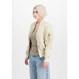Damen Bomberjacke "MA-1 VF Light W", wei&szlig;, Gr. S, Alpha Industries, Obermaterial: 100% Nylon, Futter: 100% Nylon, Jacken