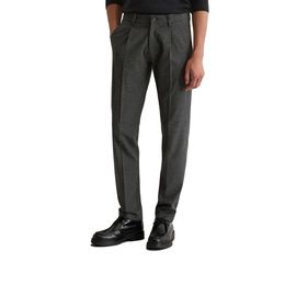 Marc O'Polo MARC O'POLO Herren Chinohose "aus Schurwoll-Viskose-Mix"dunkelgrau melange, Gr. 36, unifarben, Obermaterial: 34% Schurwolle, 31% Viskose, 31%