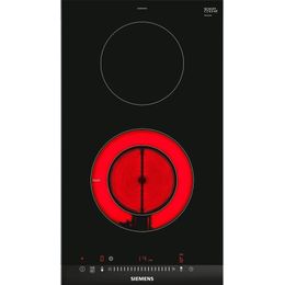 Siemens Elektro-Kochfeld "ET375FFP1E", B:30,2cm H:3,8cm T:52cm, schwarz, Kochfelder
