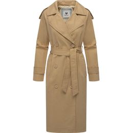 Ragwear &Uuml;bergangsmantel 'Longtrench' Damen Gr&ouml;&szlig;e XS beige