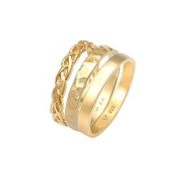 Elli Ring 'Organic' Damen Gr&ouml;&szlig;e 58 gold
