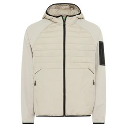 BOSS Green Damen Outdoorjacke "J Urbanex Hybrid HD", beige, Gr. L, unifarben, Web, Obermaterial: 95% Polyester, 5% Elasthan, Jacken, wasserabweisend