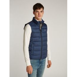 Herren Steppweste "TJM LT DOWN VEST EXT", blau, Gr. XXXL, Tommy Jeans PLUS, bestickt, unifarben, Web, Obermaterial: 100% Polyamid, Westen, in Gro&szlig;en