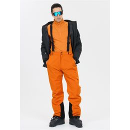 WHISTLER Herren Skihose "Gippslang", orange, Gr. L, mehrfarbig, 94% Polyester, 6% Elasthan, Hosen, mit wasserdichter 3-Lagen-Membran