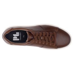 Pius Gabor Herren Sneaker, Gr. 8,5cognac, Glattleder, unifarben, Schuhe, Freizeitschuh, Halbschuh, Schn&uuml;rschuh, Ziern&auml;hte, G-Weite
