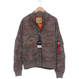 Alpha Industries Jacke Herren Gr&ouml;&szlig;e XXL Second Hand t&uuml;rkis