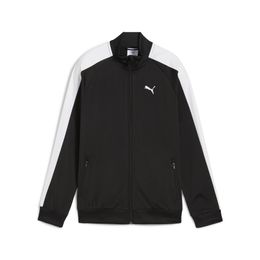 Puma Jungen Sweatjacke "T7 ALWAYS ON Trainingsjacke Jungen", schwarz, Gr. 164, Obermaterial: 100% Polyester; Rippe: 98% Polyester, 2% Elasthan,