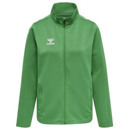 Hummel Athletic Zip-Up Hoodie 'Poly' female Green size XL