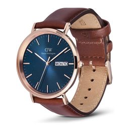 Daniel Wellington Uhr Herren Gr&ouml;&szlig;e One Size blau / braun / gold