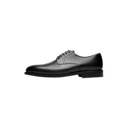 Henry Stevens Herren Schn&uuml;rschuh "Marshall PD Businessschuh", Gr. 39, schwarz, Leder, Schuhe, Herren Halbschuhe Leder handgefertigt, Anzugschuhe