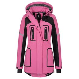 Rock Creek Jacke ' Mantel ' Damen Gr&ouml;&szlig;e L pink / schwarz