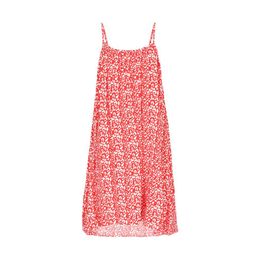 swirly Sommerkleid 'Spring Summer' Damen Gr&ouml;&szlig;e 38 knallrot / wei&szlig;