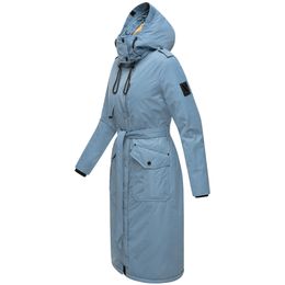Navahoo Damen Wintermantel "Hokulanii", blau, Gr. L, Obermaterial: 100% Polyester; Futter: 100% Polyester; Wattierung: 100% Polyester; &Auml;rmelfutter: