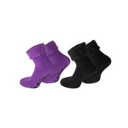 Normani Socks 'Dream' female Purple, Black size 39-42