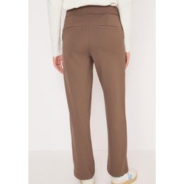 Cecil Damen Jerseyhose "NEELE"cocoa taupe, Gr. XXL, unifarben, Web, Obermaterial: 61% Viskose, 32% Polyamid, 7% Elasthan. Futter: 100% Polyester,