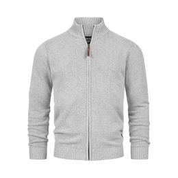INDICODE Jeans Knit Cardigan ' Lut' male Grey size L