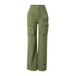 Nasty Gal Cargo Pants female Green size 10