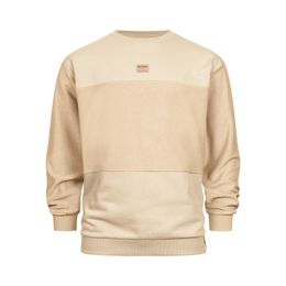 INDICODE Jeans Sweatshirt 'Bridge' male Beige size XXXL