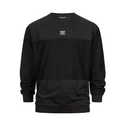 INDICODE Jeans Sweatshirt 'Bridge' male Black size XXXL
