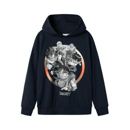name it Sweatshirt 'NKMDaf Dragonball' Jungen Gr&ouml;&szlig;e 146/152 saphir / hellgrau / apricot