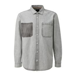 QS Hemd Herren Gr&ouml;&szlig;e S grey denim