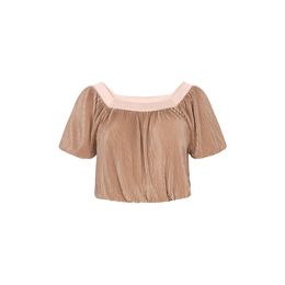 NAEMI Bluse 'Fashion Look' Damen Gr&ouml;&szlig;e M nude / taupe