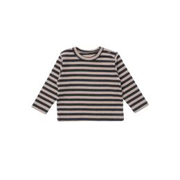 Liliput Shirt Jungen Gr&ouml;&szlig;e 74/80 dunkelbeige / schwarzmeliert