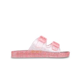 Sandale Roxy "Rg Kattie Glitter", Jungen, Gr. 1(31), plumeria, Obermaterial:Obermaterial: 95% PVC/ 5% synthetische Kunststoffschnalle, Futter: N/A, Laufsohle: 100% synthetisches PVC;, Schuhe Sandale