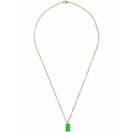 Gemshine Kette Damen Gr&ouml;&szlig;e One Size gold / gr&uuml;n