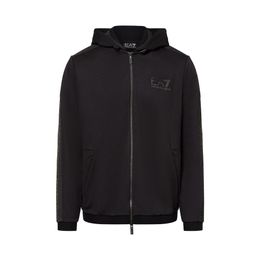 EA7 Emporio Armani Zip-Up Hoodie male Black size M