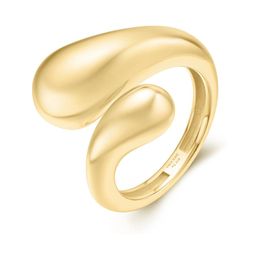 Ania Haie Ring Damen Gr&ouml;&szlig;e 50/60 gold